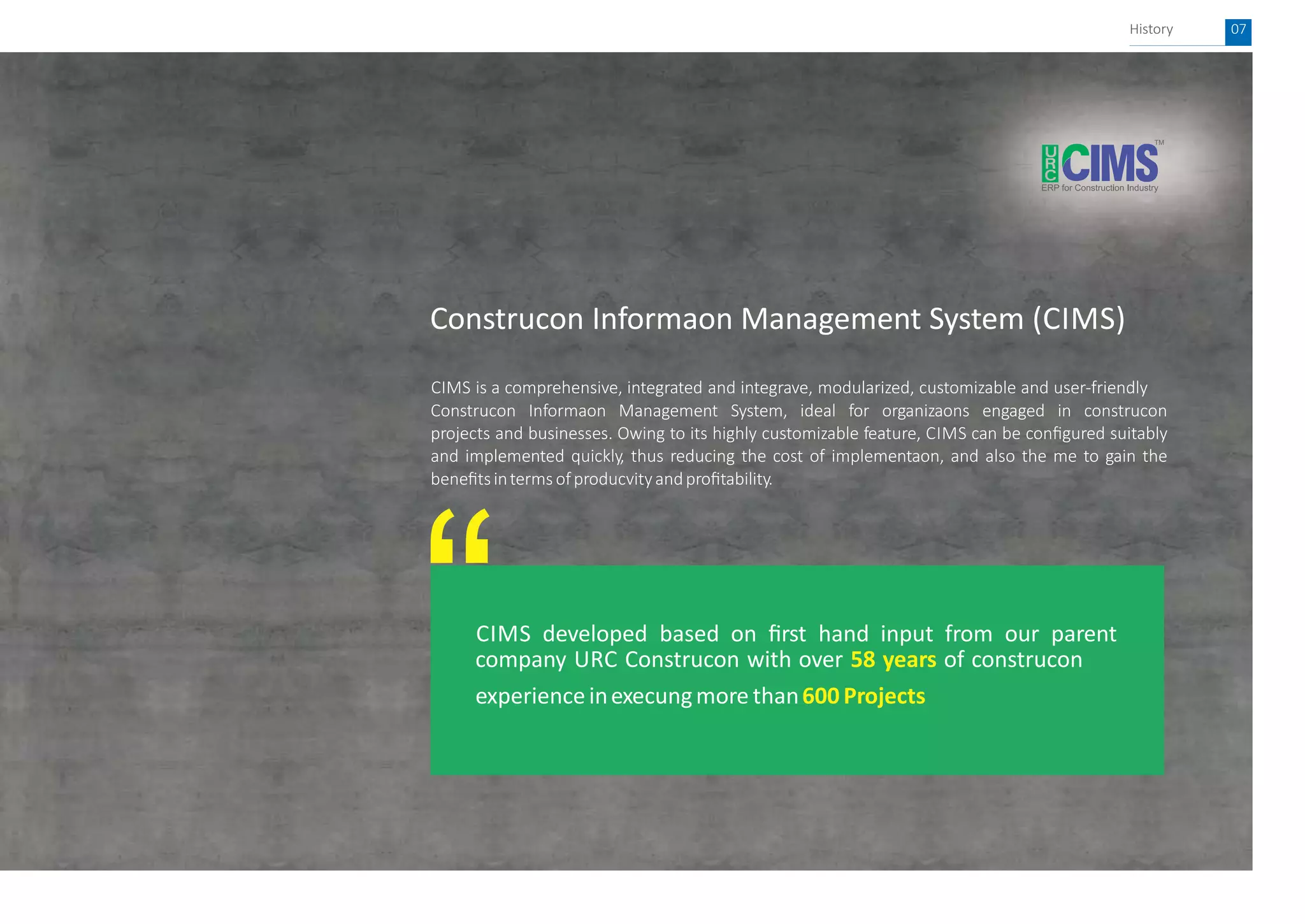 CIMS ERP FOR GULF COUNTRIES | PPTX