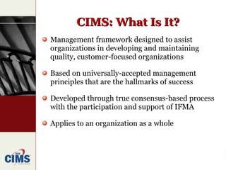 CIMS-GB Presentation | PPT