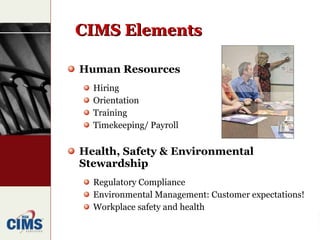 CIMS-GB Presentation | PPT
