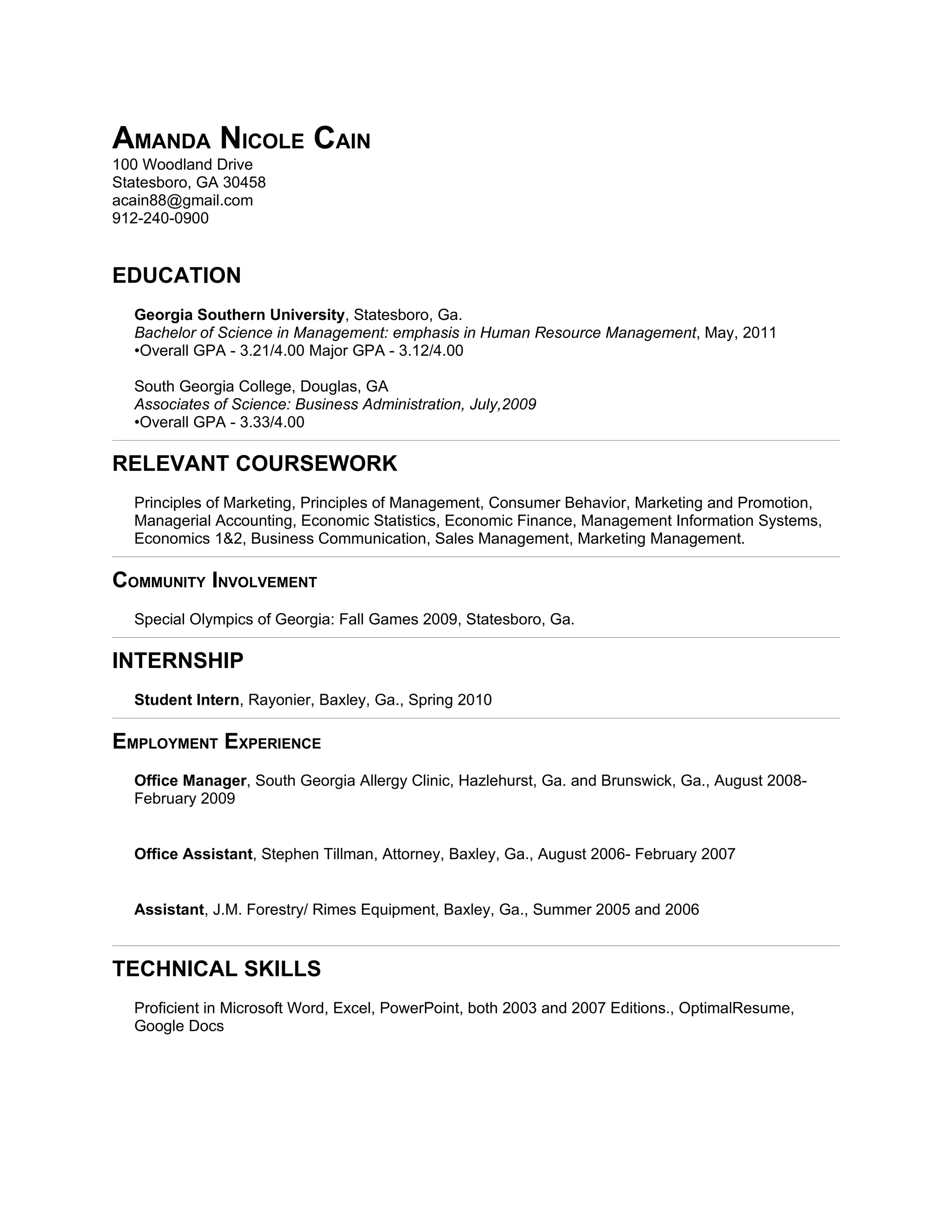 Resume | PDF