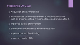 CIMT for Physiotherapy | PDF