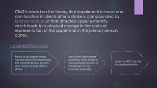 CIMT for Physiotherapy | PDF