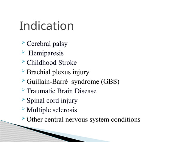 Constraint-induced movement therapy (CIMT) for neurological conditions ...