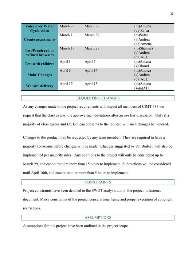 Cimt 687 initial planning documents | PDF