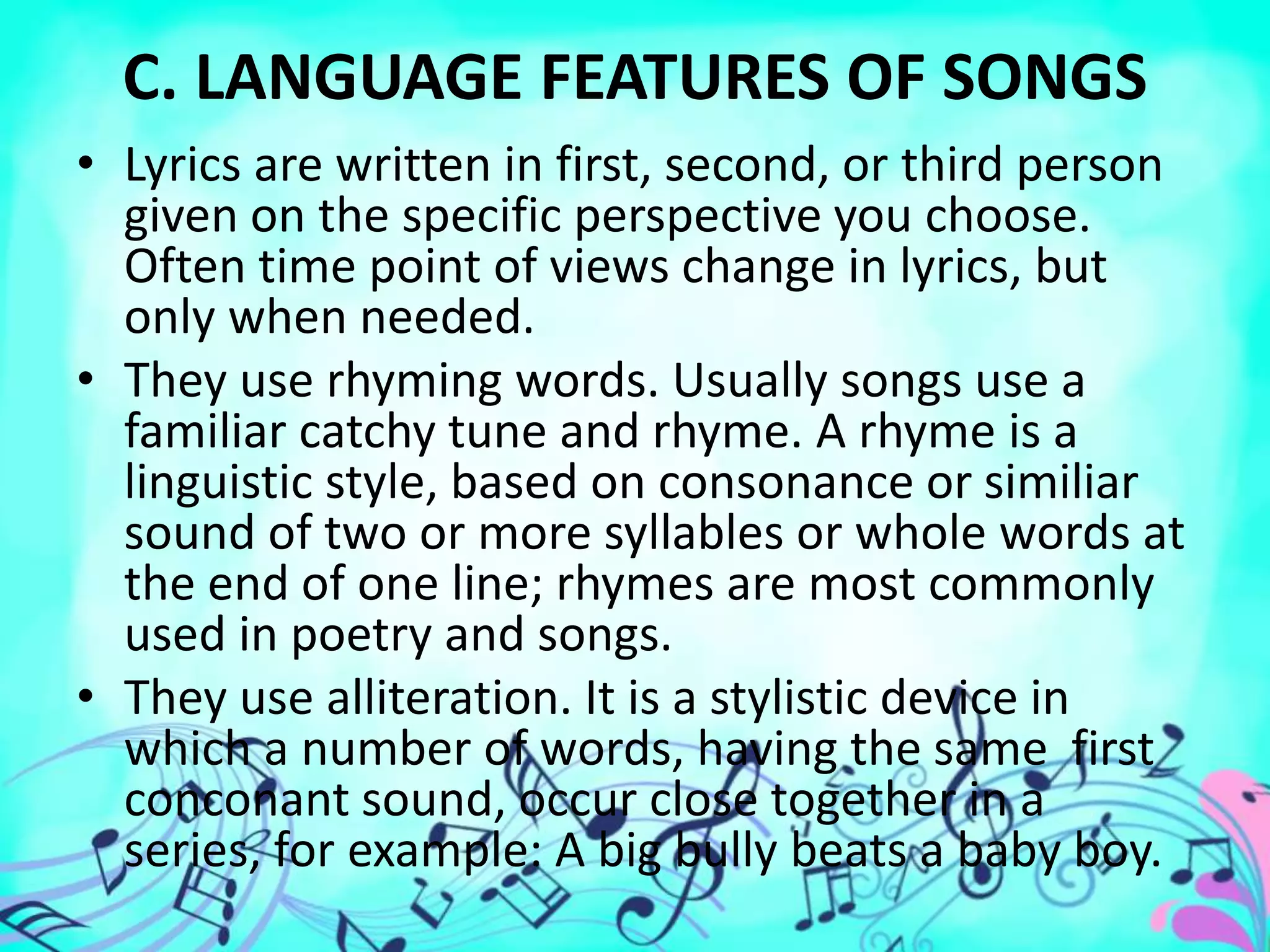 Song | PPTX