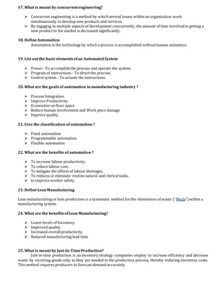 Cim unit i-2_marks | PDF