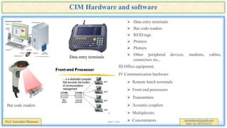 CIM UNIT I PPT.pptx COMPUTER INTEGRATED Manufacturing | PPTX