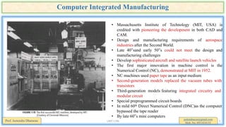 CIM UNIT I PPT.pptx COMPUTER INTEGRATED Manufacturing | PPTX