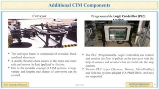 Computer Integrated Manufacturing (CIM) Mechanical | PPT