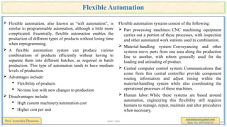 Computer Integrated Manufacturing (CIM) Mechanical | PPT
