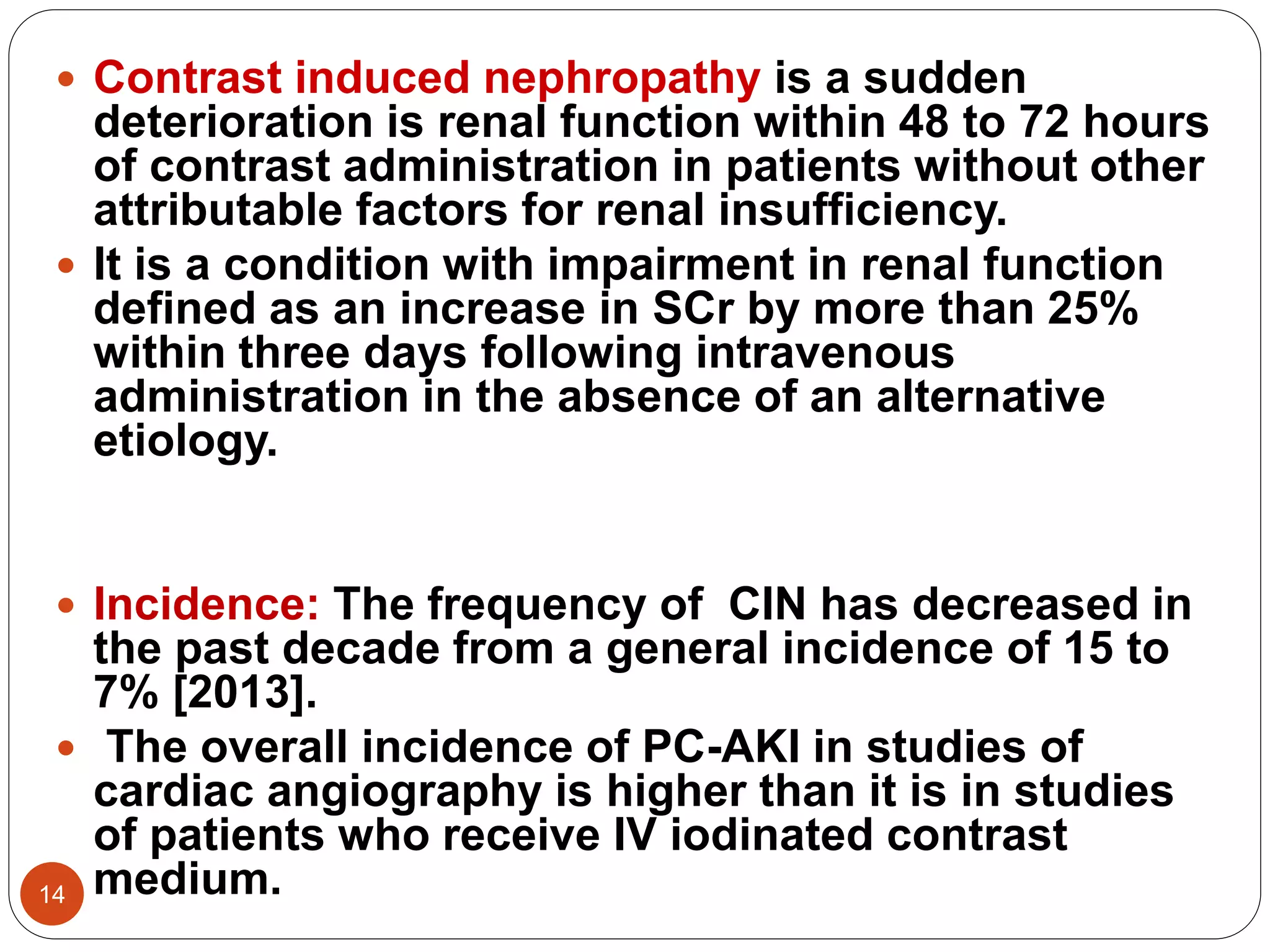 CONTRAST INDUCED NEPHROPATHY | PPTX