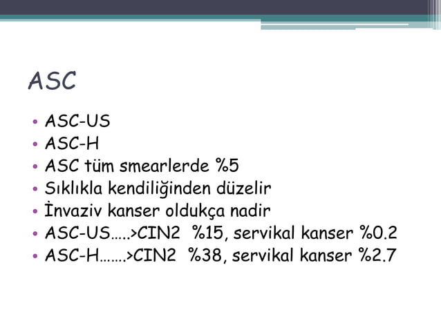 Servikal İntraepitelyal Neoplazilerde (CIN) Yönetim. | PPT