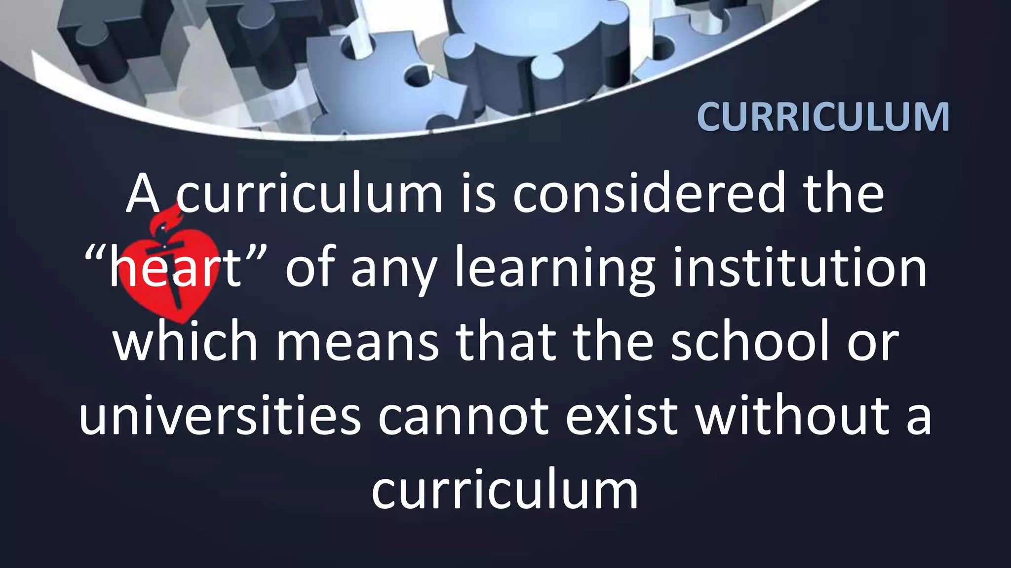 Importance of Curriculum Development | PPTX
