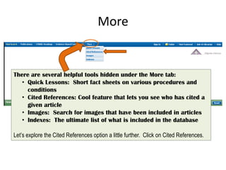 CINAHL: Tips and Tricks | PPTX