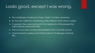 Cloudera Data Science Challenge | PPT