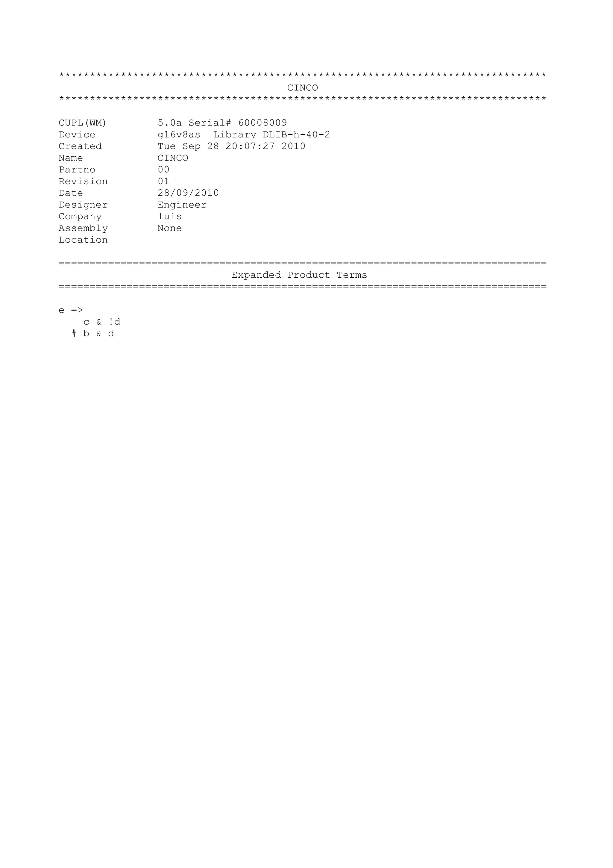 Cinco | PDF | Free Download