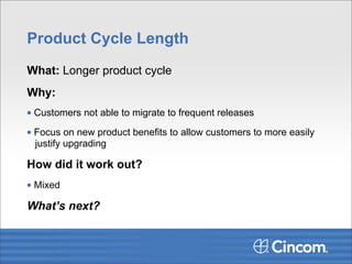 Cincom Smalltalk Roadmap 2010 | PPT