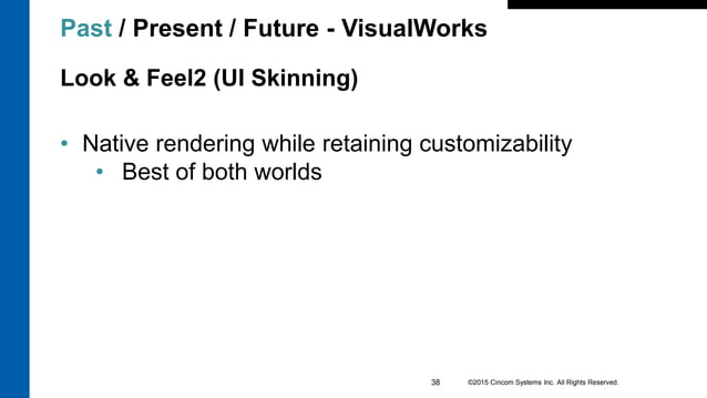 Cincom smalltalk roadmap 2015 draft3 | PPT