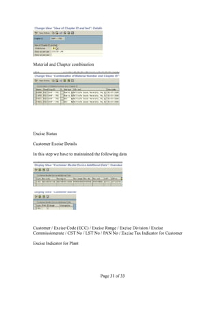 Cin configuration document | PDF