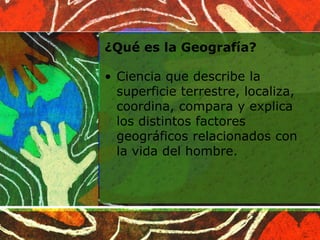 Cinco temas de la geografía y Localización absoluta y Relativa | PDF