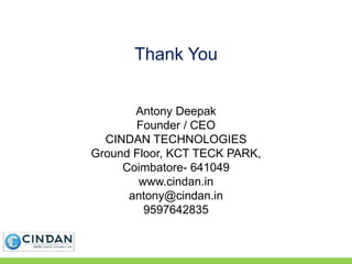 Cindan investor pitch | PPTX