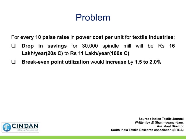Cindan investor pitch | PPTX | Commodities | Economy