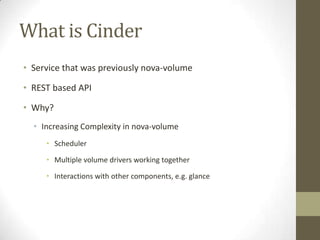 OpenStack Cinder | PPT