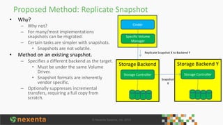 Cinder enhancements-for-replication-using-stateless-snapshots | PPT