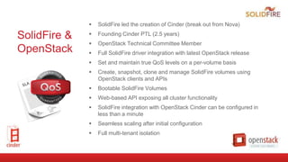 OpenStack Cinder Best Practices - Meet Up | PPTX