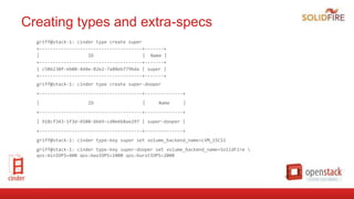 OpenStack Cinder Best Practices - Meet Up | PPTX