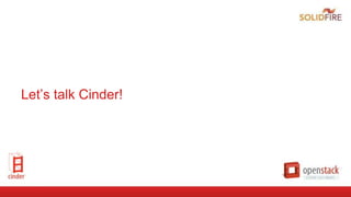 OpenStack Cinder Best Practices - Meet Up | PPTX