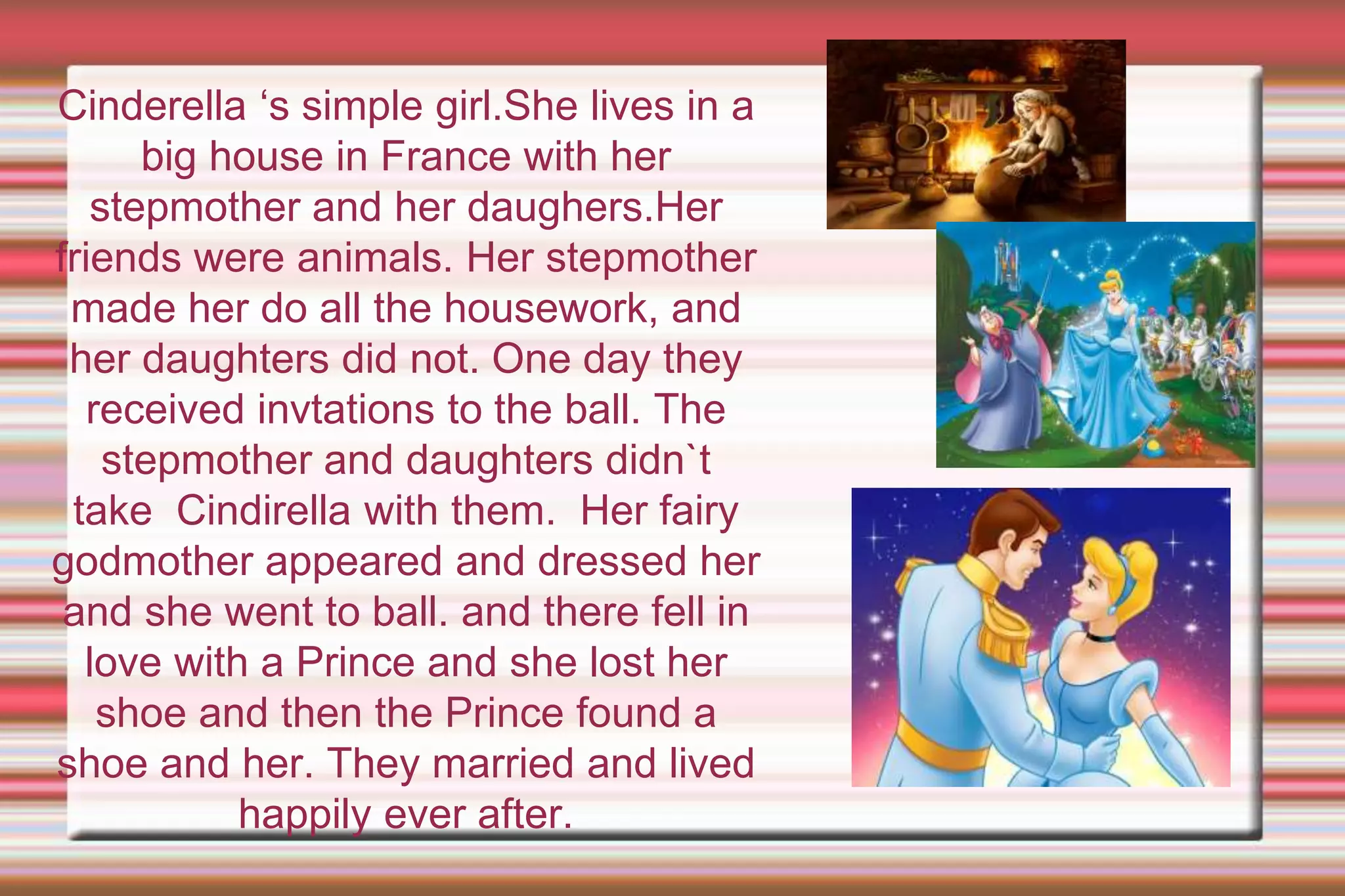 Cinderella | PPTX | Books and Literature