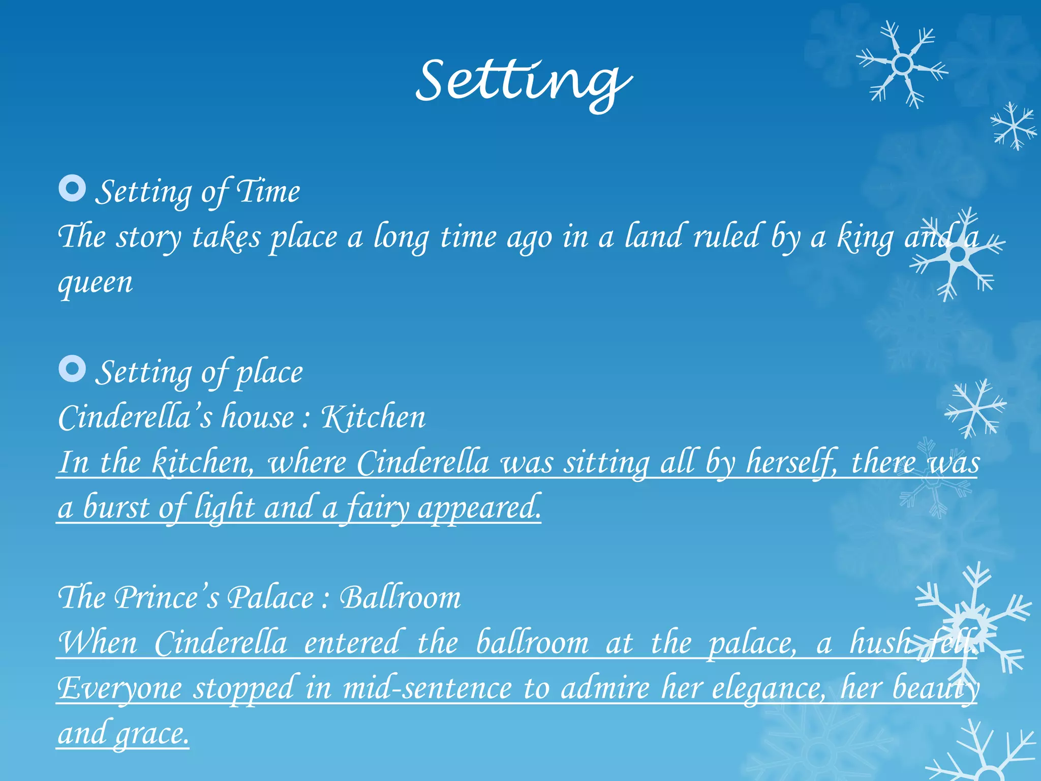 Cinderella fairytale short story analysis | PPTX