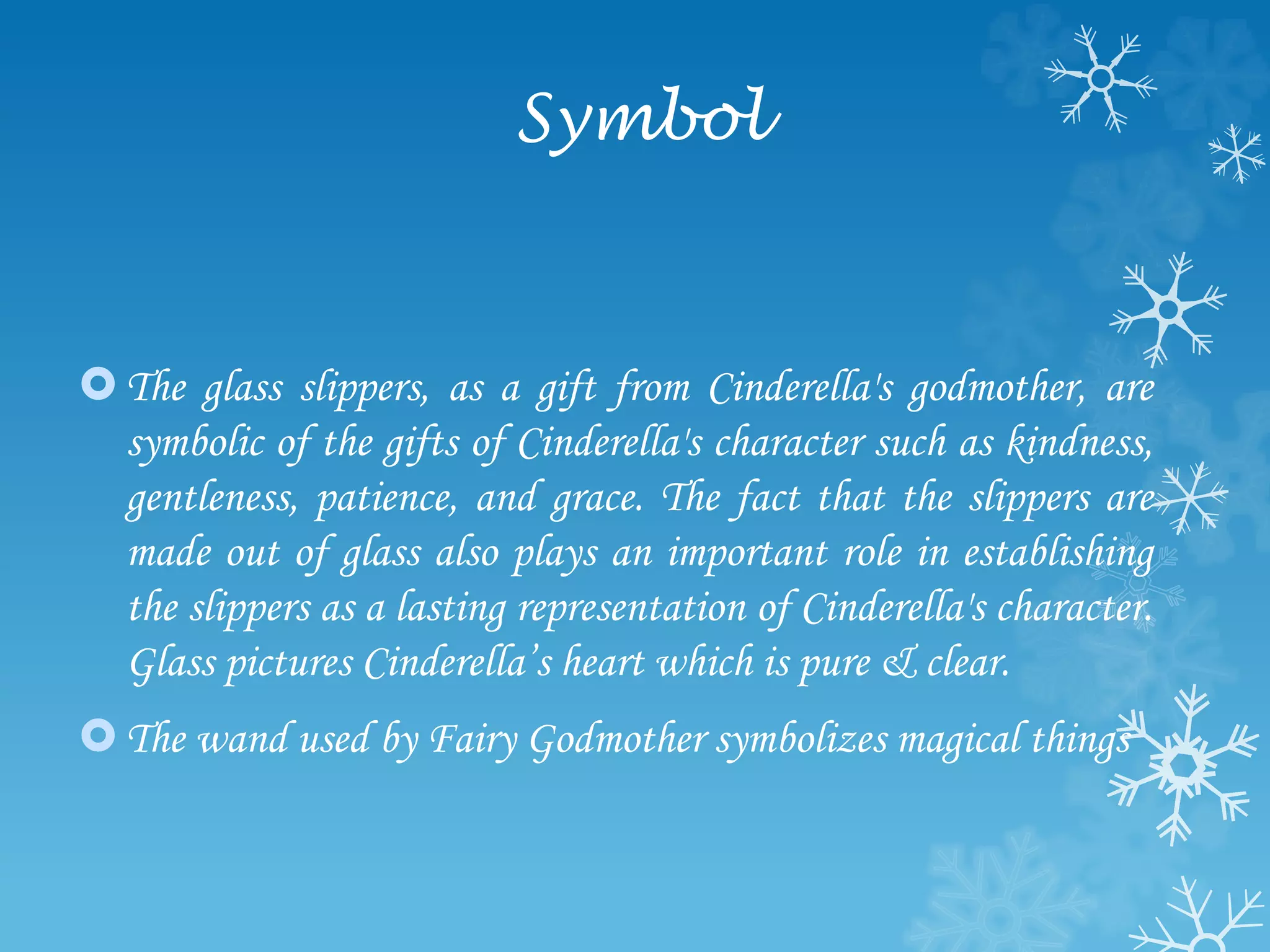 Cinderella fairytale short story analysis | PPTX