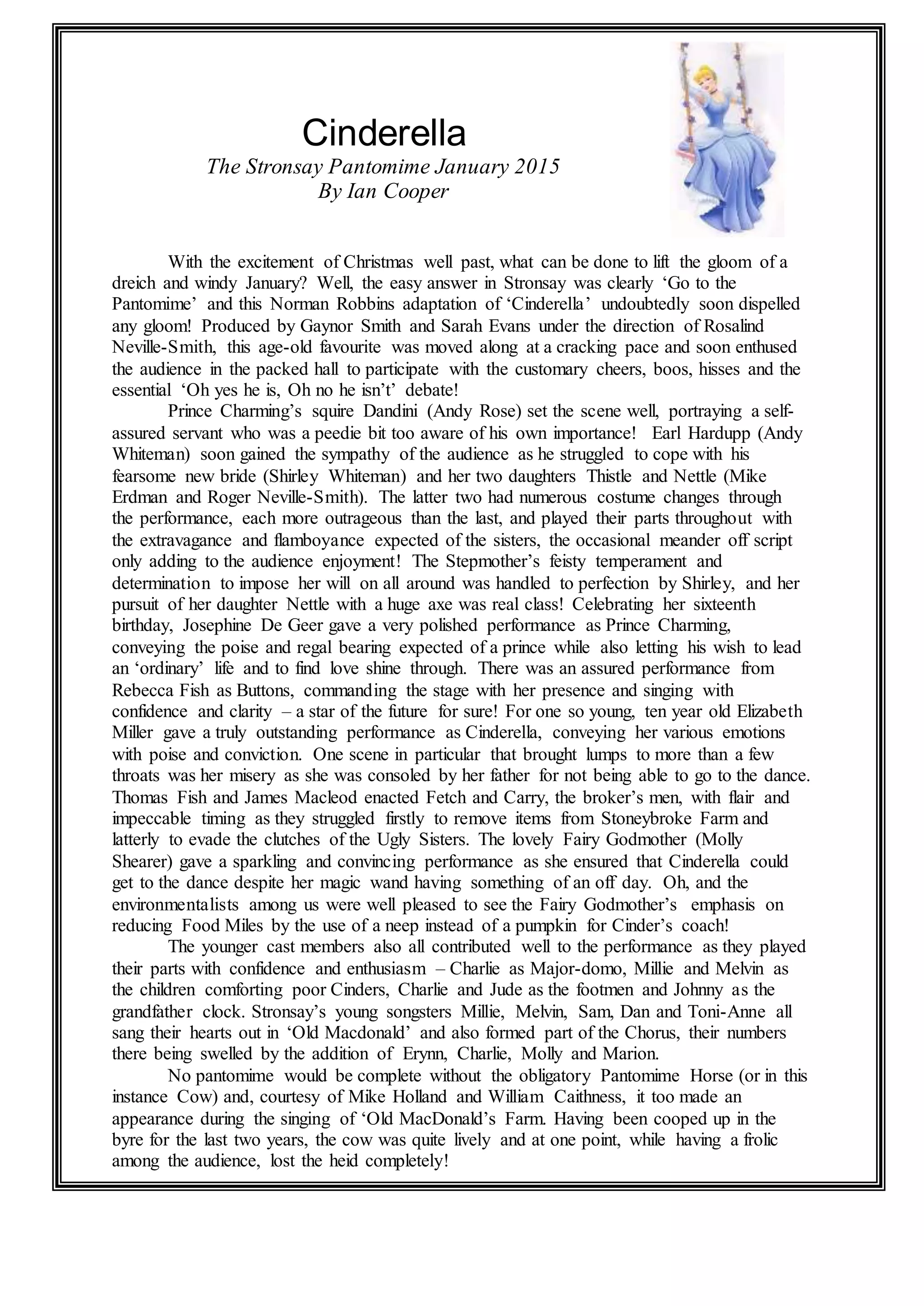 Cinderella jan 2015 1 | DOCX