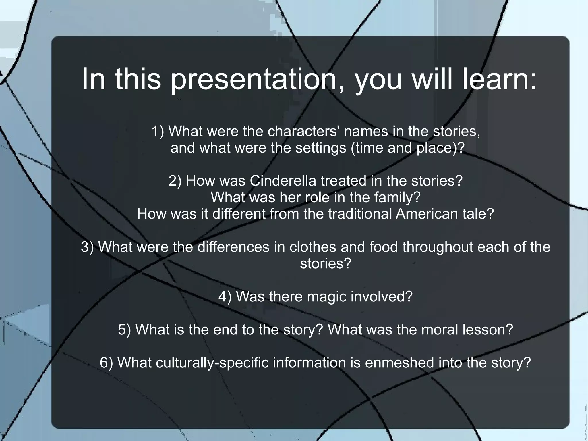 Cinderella presentation 2012 | PPT