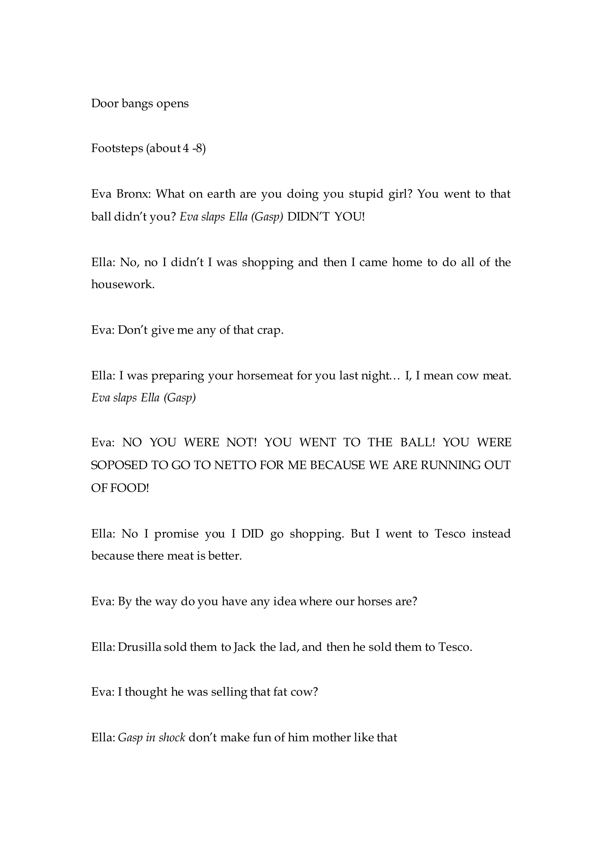 Cinderella radio play script | PDF