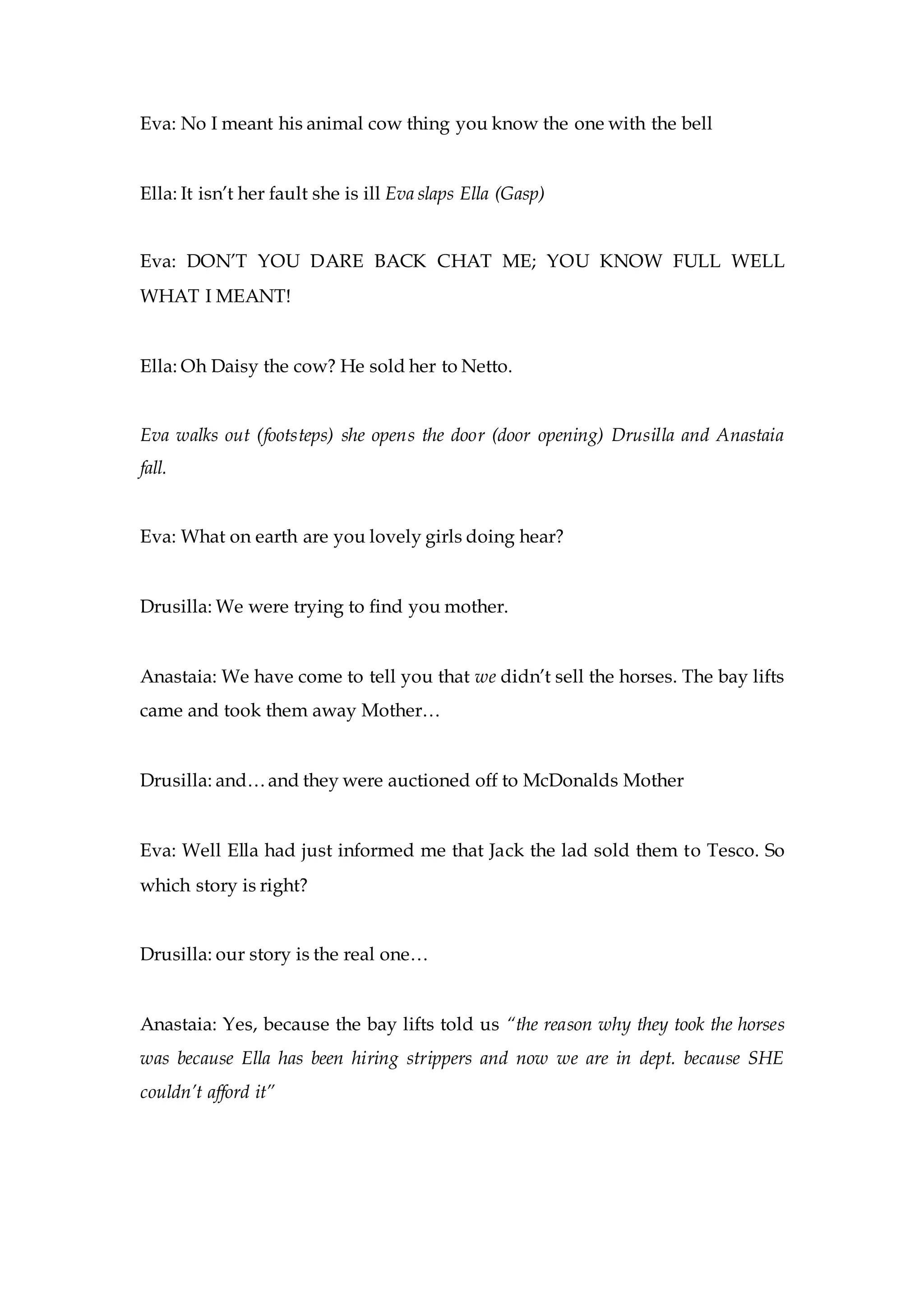 Cinderella radio play script | PDF