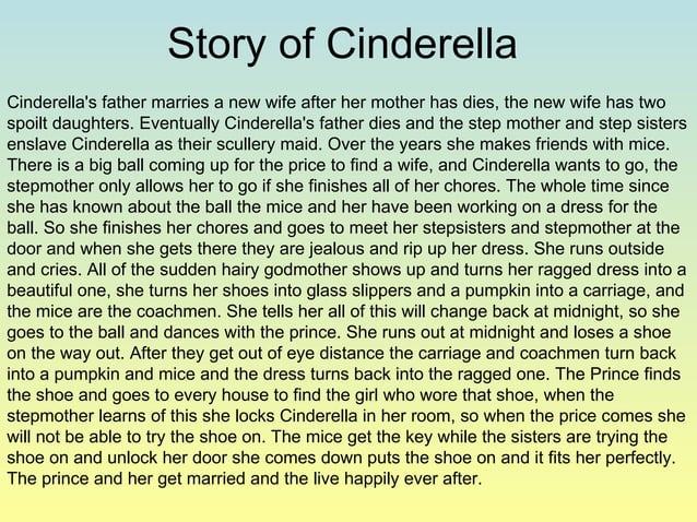 Cinderella research | PPT