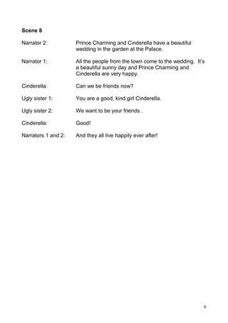 Cinderella Play Script