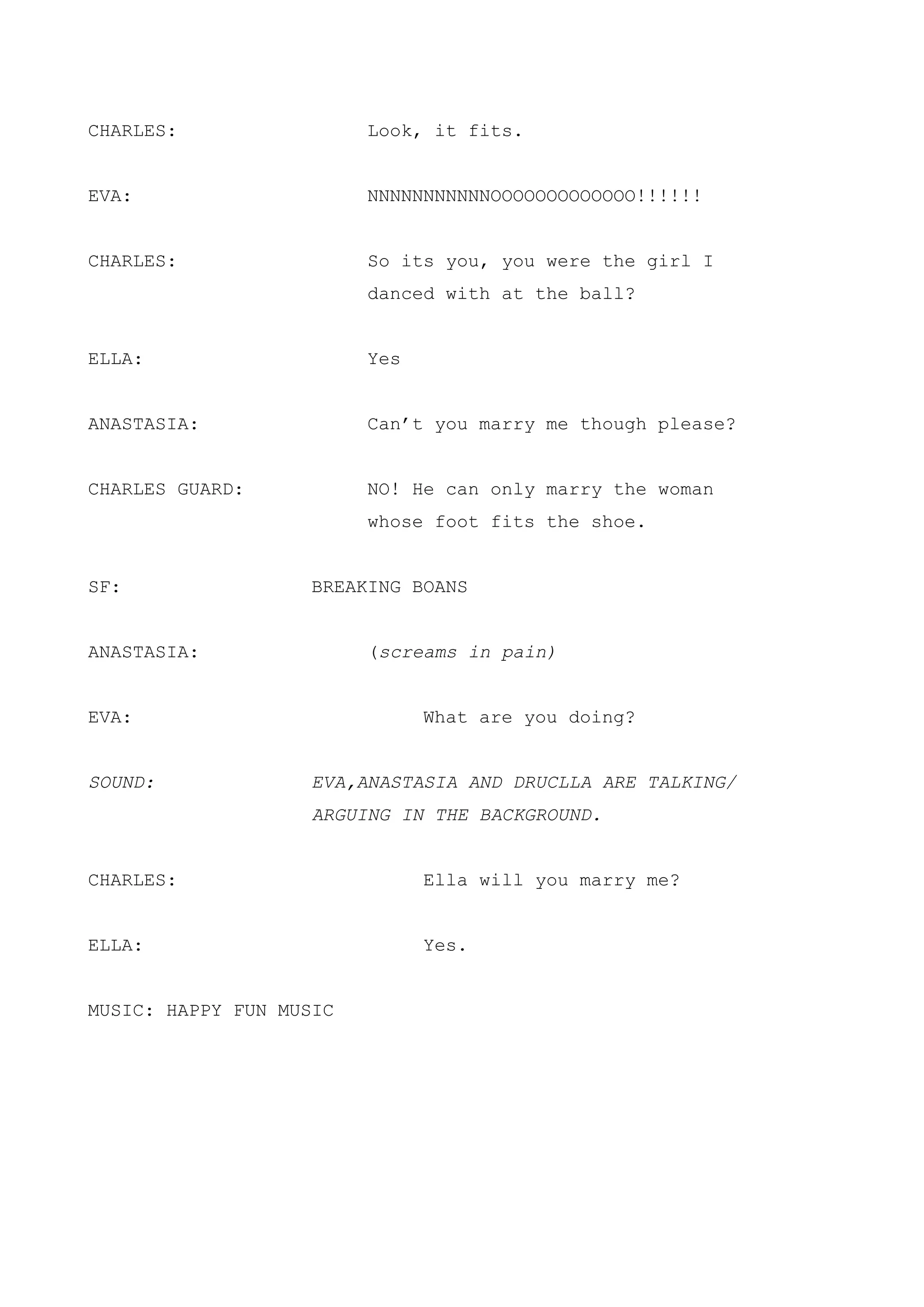 Cindrella radio drama script | PDF