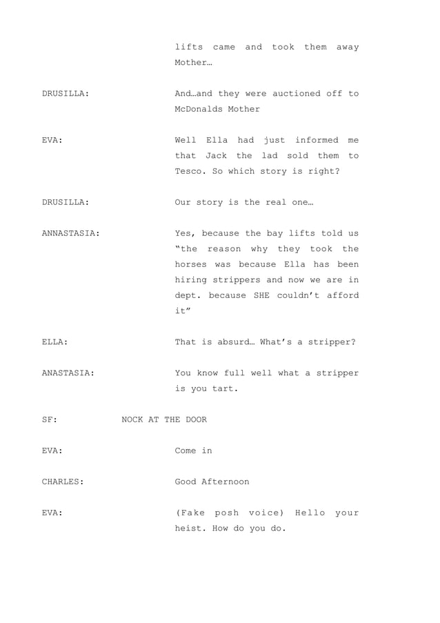 Cindrella radio drama script | PDF