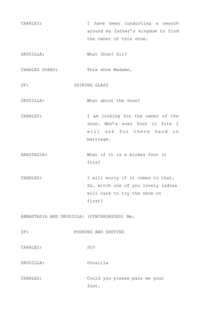 Cindrella radio drama script | PDF