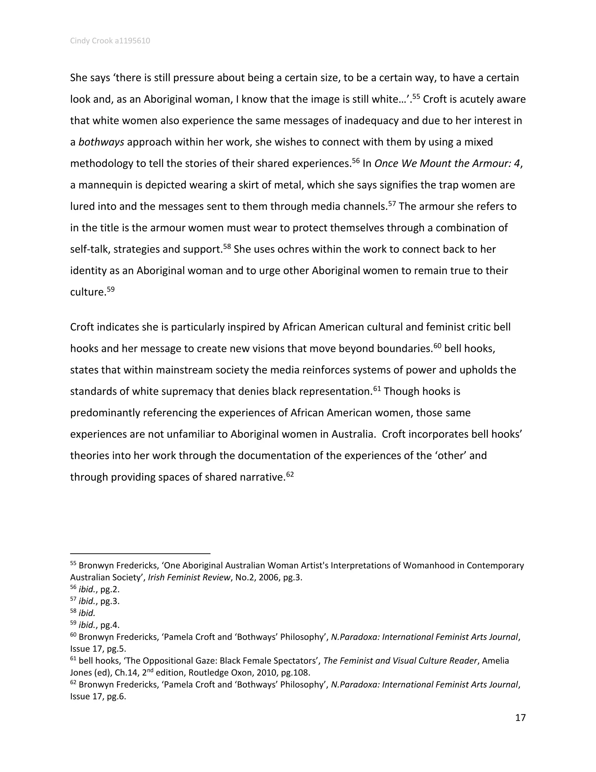 Cindy crook essay australian indigenous art | PDF