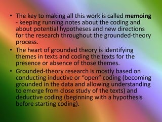 Qualitative Data Analysis I: Text Analysis | PPT