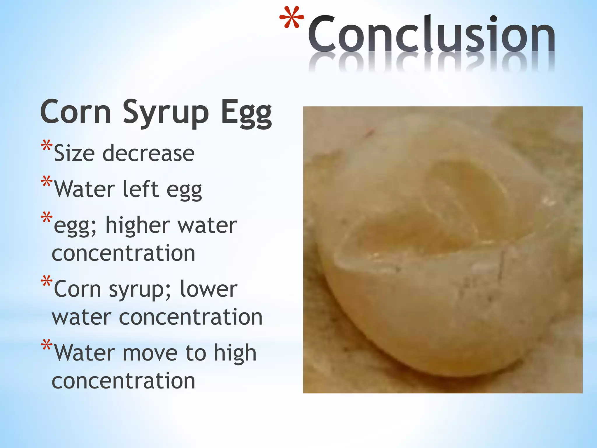 Cindy Egg Osmosis Experiment | PPTX