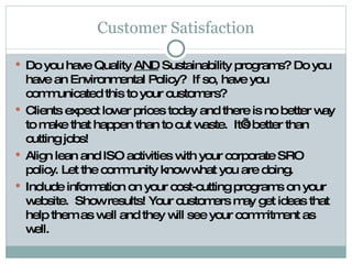 Cindy Novak Quality Expo 092209 Presentation | PPT