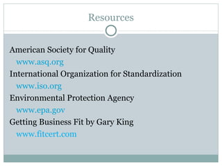 Cindy Novak Quality Expo 092209 Presentation | PPT