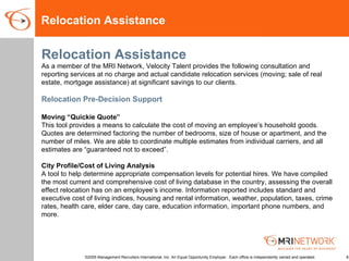 Velocity Talent Overview | PPT