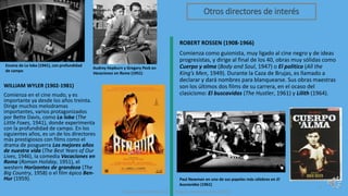 Cine americano (1945 1970) Anexo de directores. Ricardo Jimeno | PPTX